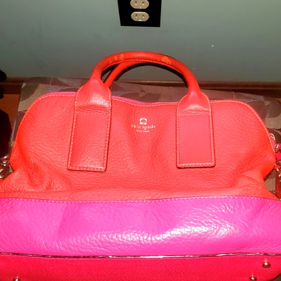 kate spade | Bags | Kate Spade Unique Womans Twotone Satchel Handbag ...